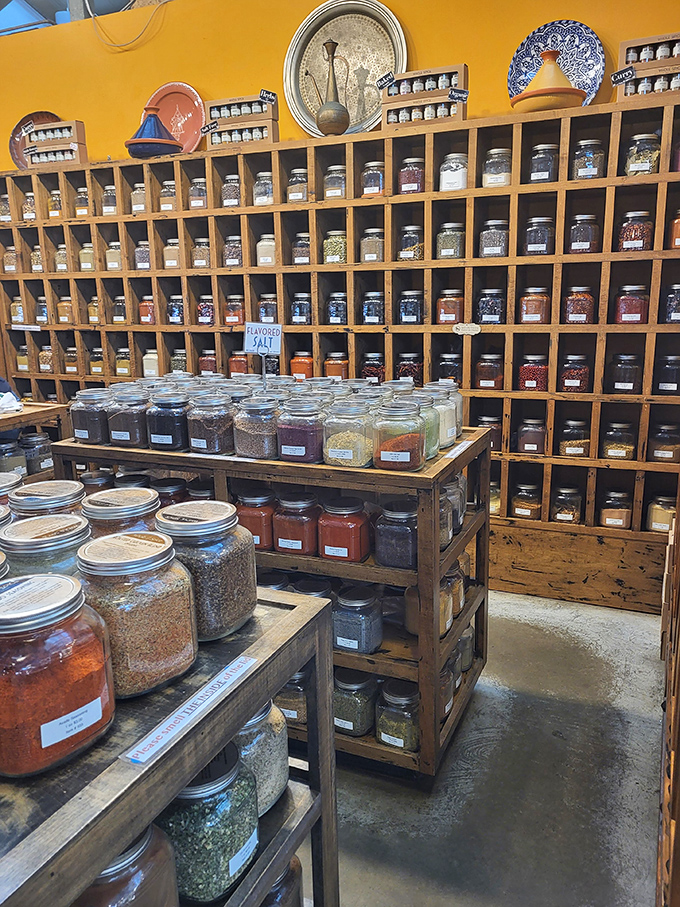A spice library that would make Julia Child weep with joy - organization goals for the ages.