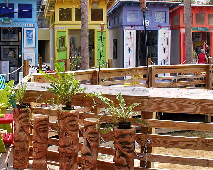 Shopping that doesn't involve a mall food court &ndash; just sunshine, sea breeze, and stores that actually surprise you.