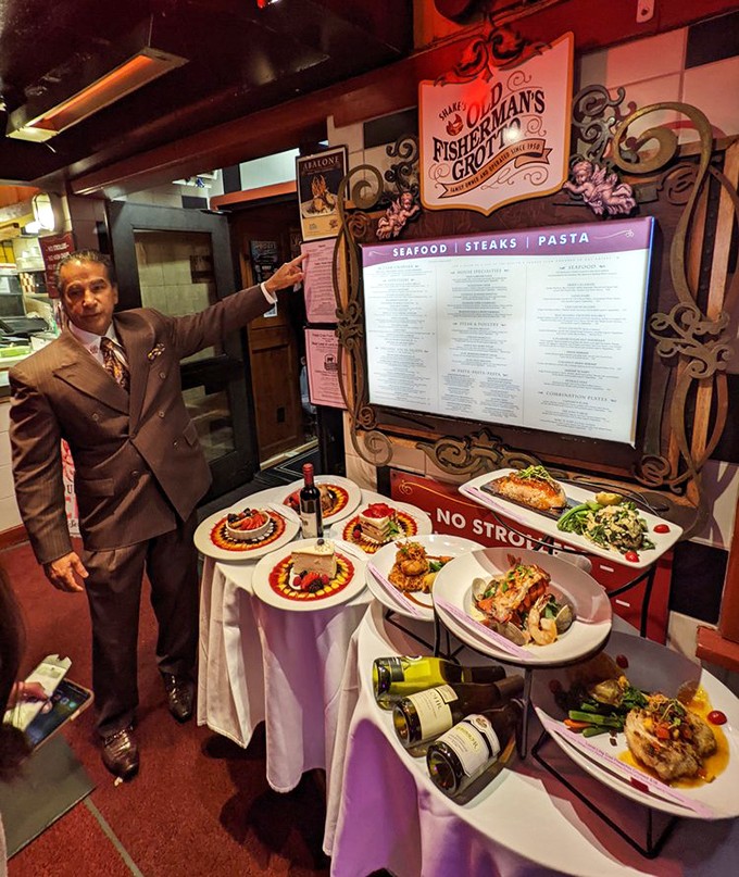 When a well-dressed gentleman presents seafood this beautiful, the only appropriate response is reverent silence followed by enthusiastic applause.