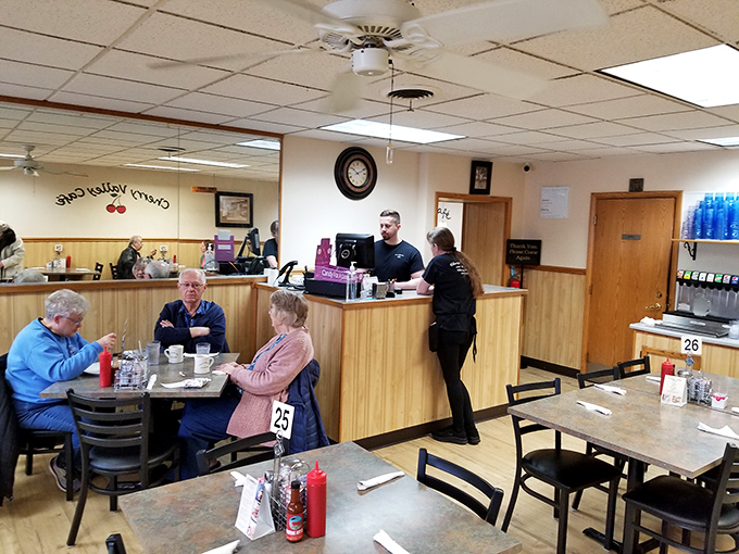 Where servers know exactly when you need a refill before you do, orchestrating the breakfast ballet with practiced precision.