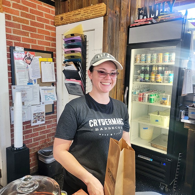 Behind that smile is someone who knows exactly how many minutes that brisket needs&mdash;not a second more or less.