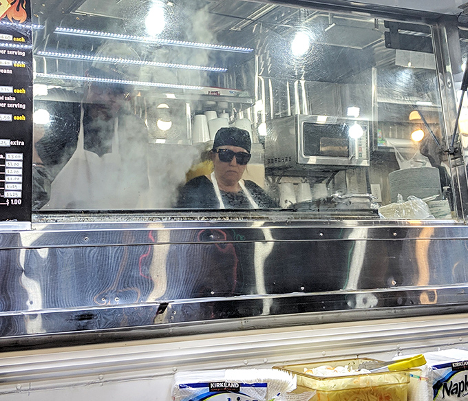 Through steam and concentration, the taquero works with the focused precision of a surgeon and the timing of a jazz musician.