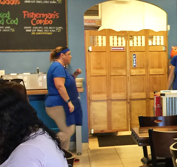 Friendly staff members who clearly take pride in serving exceptional seafood to every single customer.