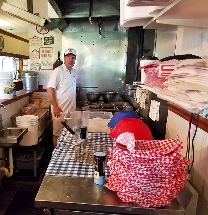 Where the magic happens &ndash; a glimpse into the kitchen where simple ingredients transform into legendary meals.