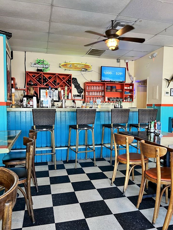 A bar that knows exactly what it is&mdash;unpretentious, welcoming, and ready to pour something cold while you wait for something hot.