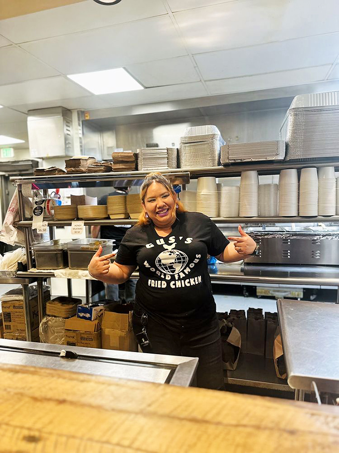 The staff at Gus's brings as much warmth as the chicken brings heat. Their enthusiasm for fried poultry excellence is delightfully contagious.
