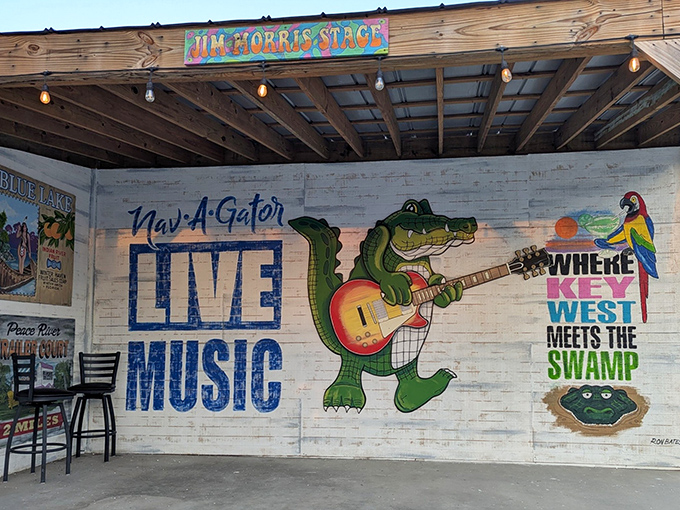 "Where Key West meets the swamp" isn't just a slogan&mdash;it's a promise delivered through live music on the Jim Morris Stage.