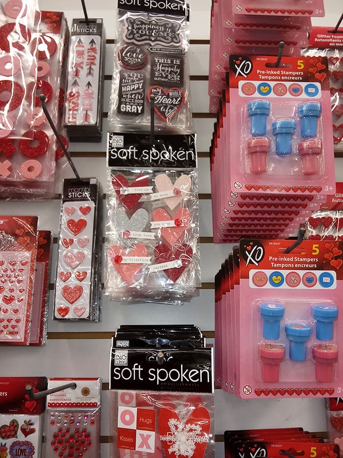 Valentine's crafting supplies that say "I love you" without saying "I spent our vacation fund." Heartfelt doesn't have to mean empty wallet.
