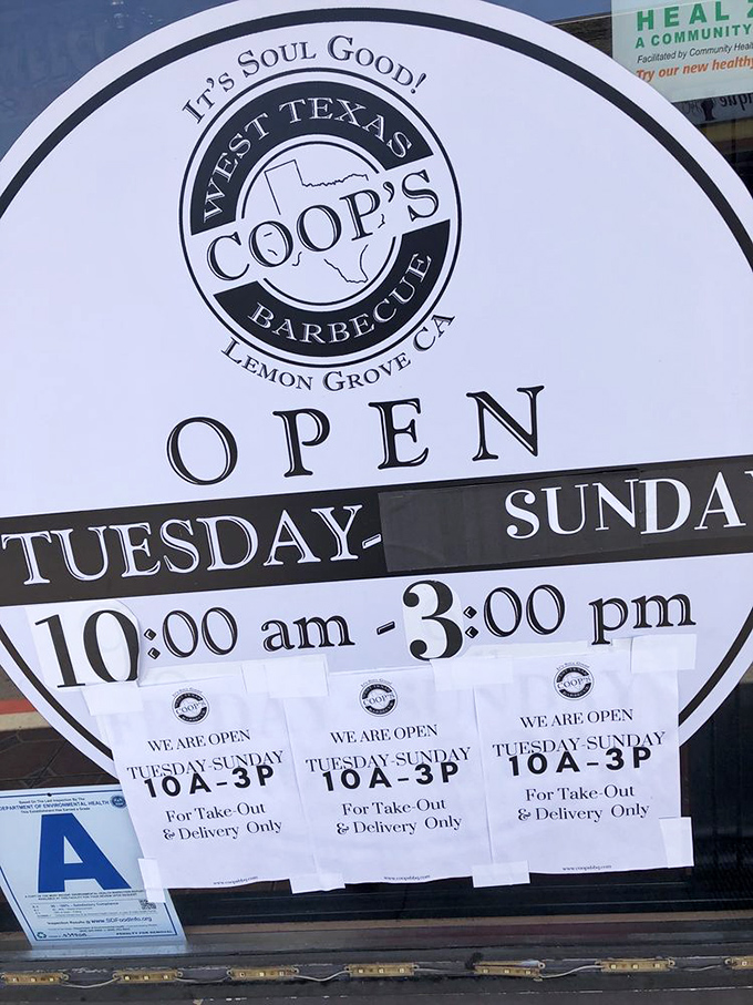 Hours posted clearly because they know you're planning your next visit before you've finished your first meal.