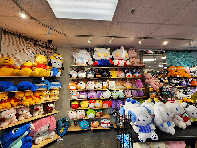 A wonderland of plush companions awaits at this specialty toy store, where inner children of all ages find themselves inexplicably drawn to squeezable friends.