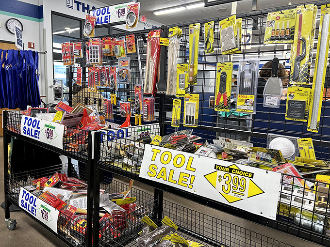Tool paradise for DIY enthusiasts and fix-it fanatics&mdash;where that oddly specific wrench you need costs less than a fast-food lunch.