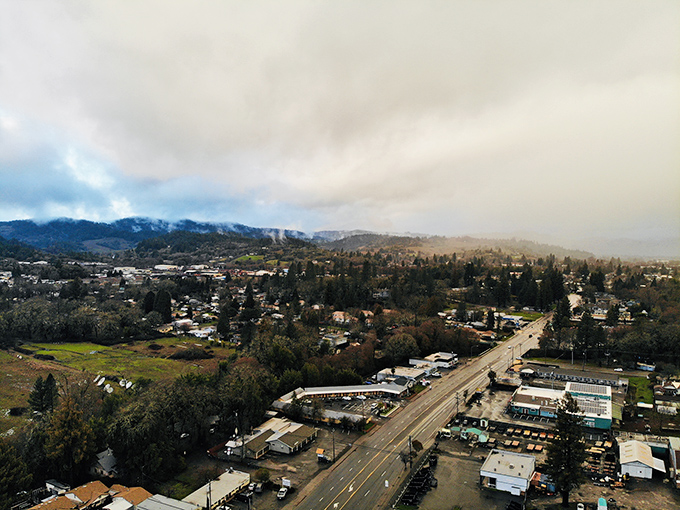 The surrounding forests create nature's perfect frame around Willits, reminding visitors that some of California's best attractions don't have admission fees.