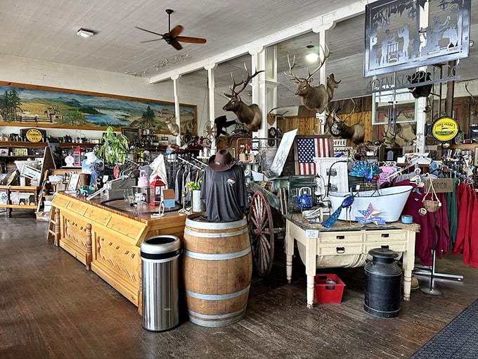 Every corner holds treasures that tell stories of rural California. It's like a museum where everything's for sale and nostalgia comes complimentary.