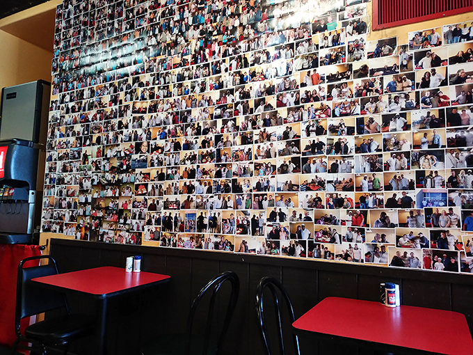 The photo wall chronicles thousands of happy customers&mdash;visual proof that Joe's has been feeding Utah's soul one breakfast at a time.