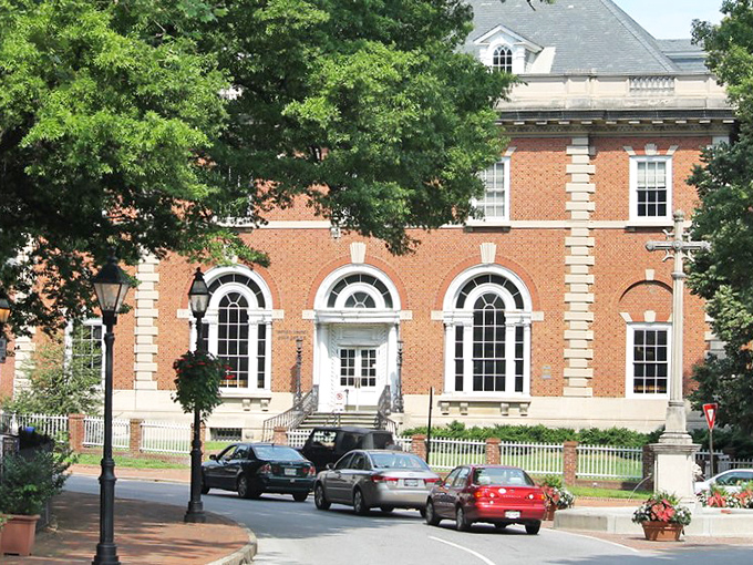 Downtown Annapolis - where parking meters run slower than the colonial-era clocks, or at least it feels that way.