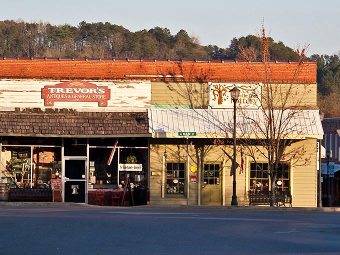 Mountain town authenticity: Ellijay serves up small-town charm with a side of apple orchard perfection.