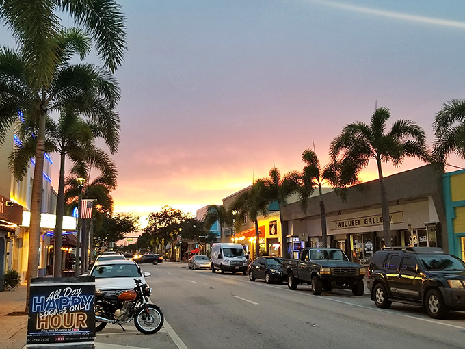 Lake Worth Beach's colorful downtown pulses with creative energy that makes every street feel like art.