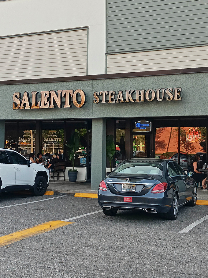Salento's straightforward exterior gives no hint of the Colombian-influenced steakhouse delights waiting inside.