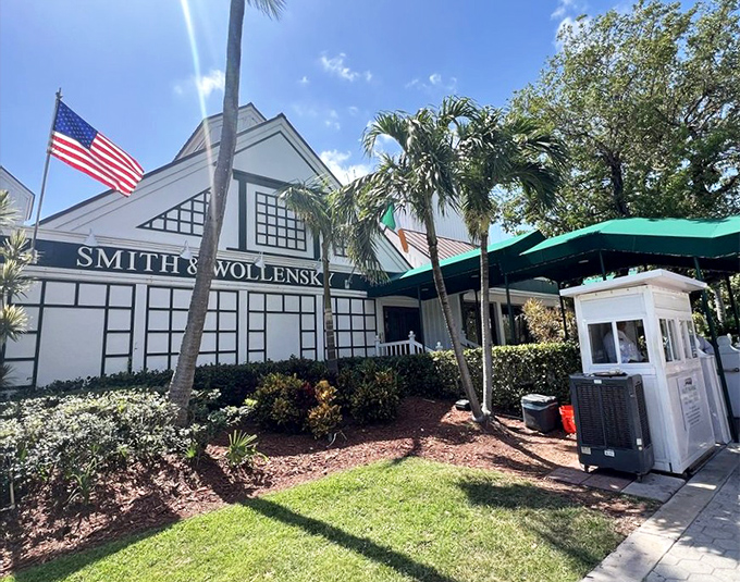 Waterfront dining with classic American steakhouse style - this is how you do surf and turf.