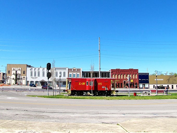 Tullahoma's historic downtown buildings create a colorful backdrop for weekend wanderers seeking small-town Tennessee charm.