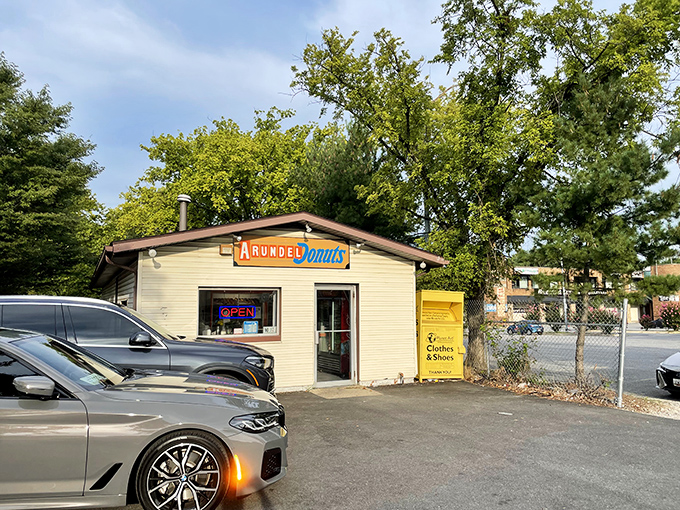Small building, big reputation &ndash; where Maryland locals know that true donut artistry doesn't require fancy architecture or Instagram filters.