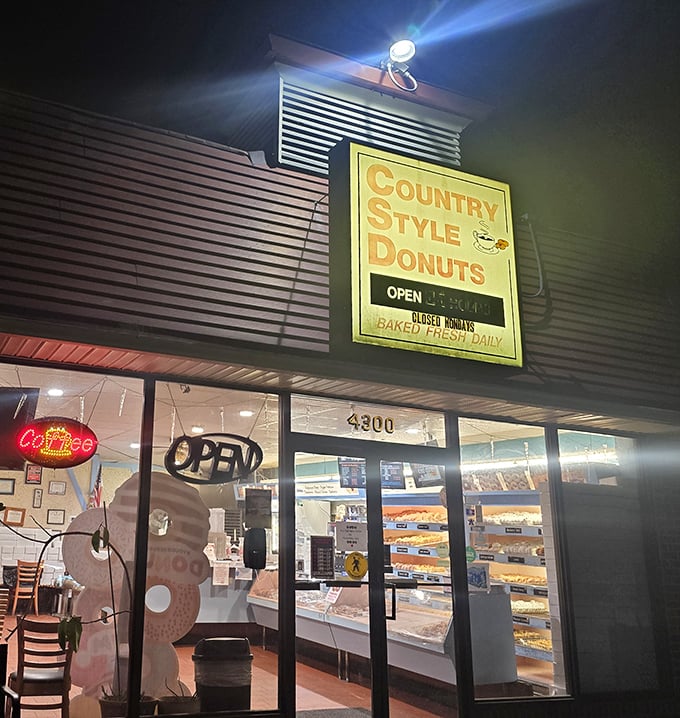 The classic storefront design with big windows lets you see the magic happening inside daily.