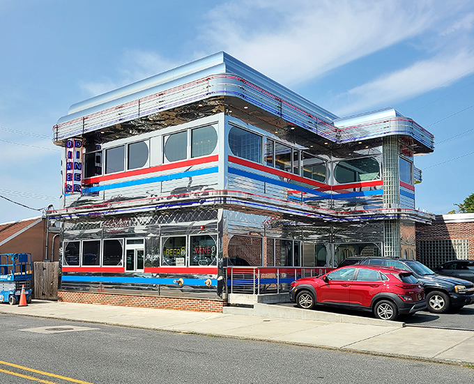 Two-story diners double the fun, offering twice the seating for twice the breakfast conversation possibilities.
