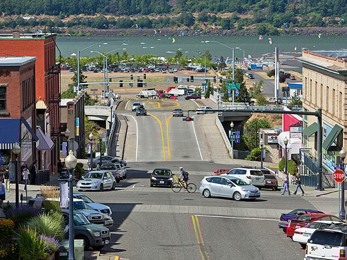 Mount Hood watches over this river town like a wise elder sharing stories of patience.