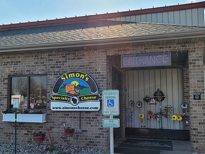 The entrance to Simon's looks ordinary, but inside lies extraordinary cheese that will haunt your dreams.