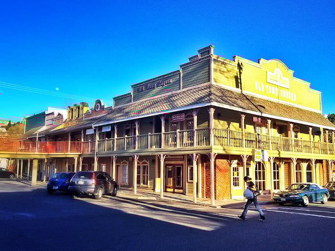 Sierra foothills charm flows through every brick building and wooden sidewalk in this Mother Lode masterpiece.