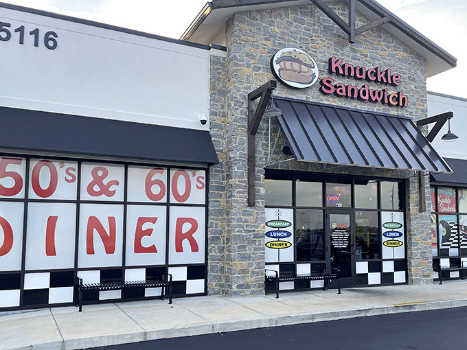 By day, a modern sandwich shop; by night, a neon-lit time machine to when diners ruled American food culture.