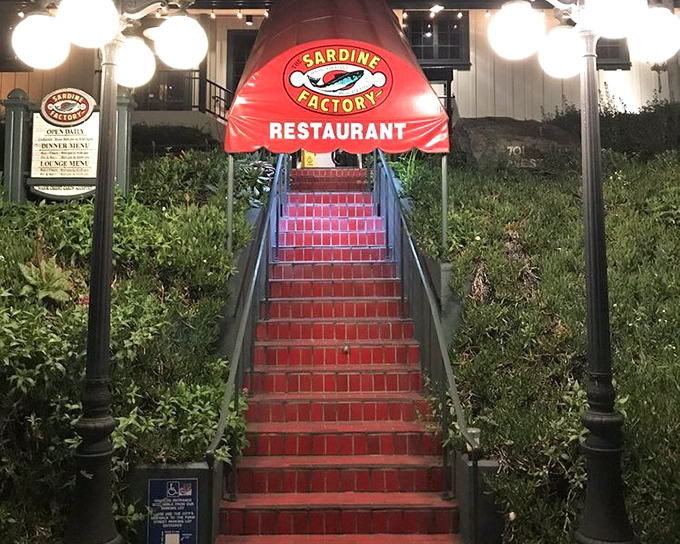 Those iconic red steps have led to countless celebrations - where special occasions get the seafood treatment.