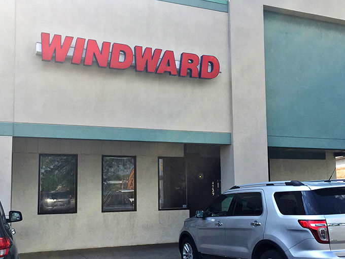 The simple red lettering doesn't begin to hint at the seafood mastery inside. Like finding a first edition book at a garage sale&mdash;unassuming but valuable.