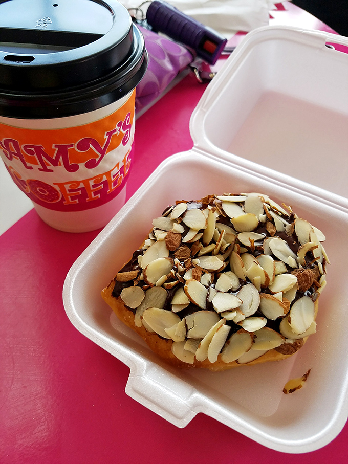 Coffee's soulmate has arrived. This almond-topped chocolate creation doesn't just complement your morning brew&mdash;it completes it.