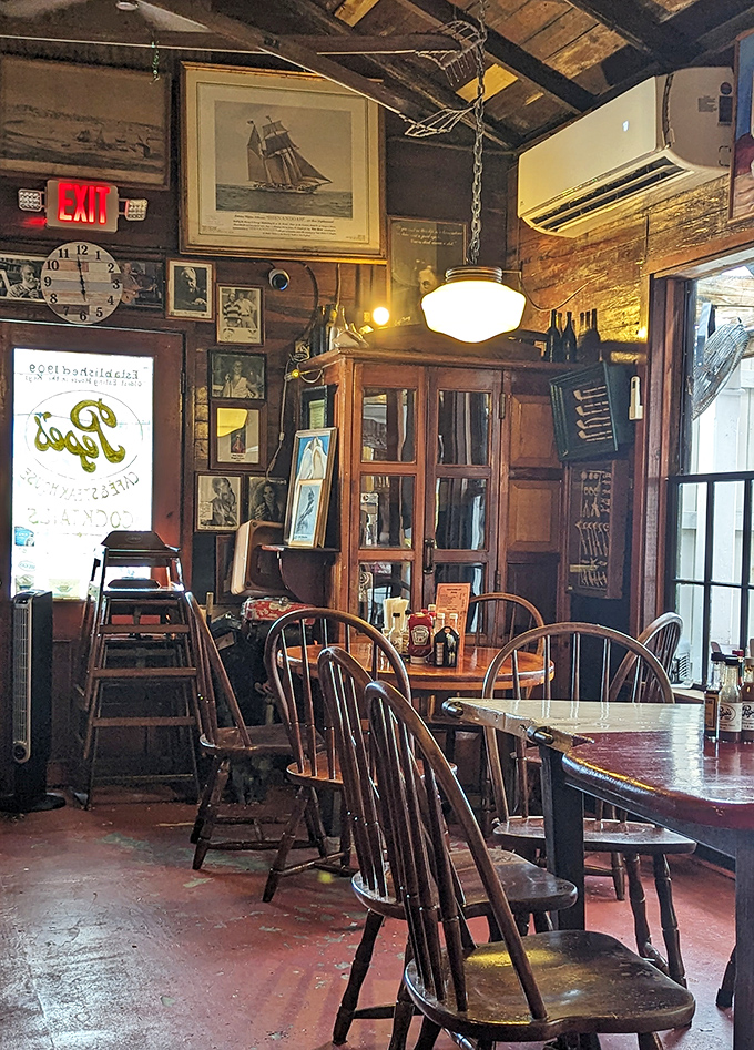 The walls tell stories the menu doesn't &ndash; decades of memories captured in photos and memorabilia that no interior designer could replicate.