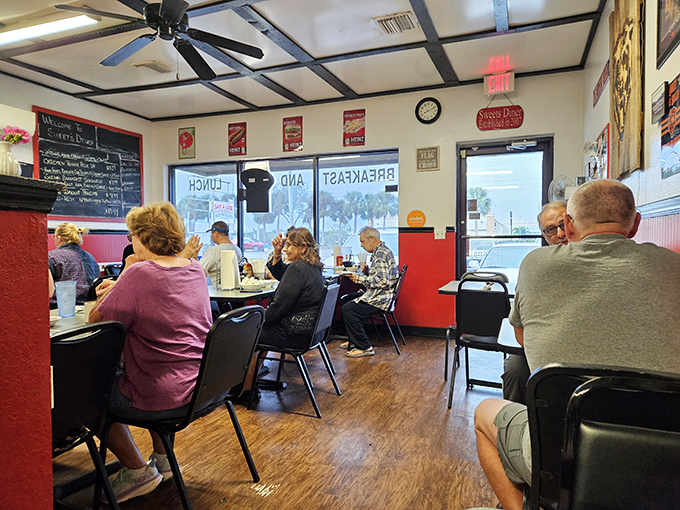 The dining area feels like Florida's living room&mdash;where strangers become friends over shared appreciation of perfectly cooked eggs and endless coffee.