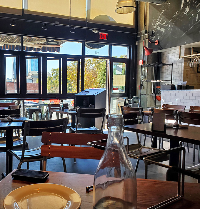 Sunlight streams through windows illuminating tables where memories are made, one perfect slice at a time.