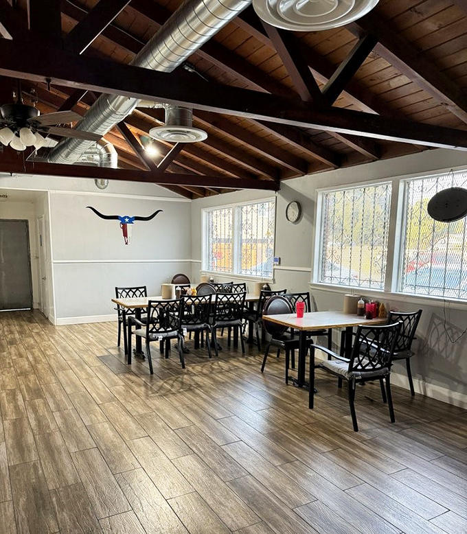 Multiple seating areas ensure everyone gets a front-row seat to the barbecue experience.