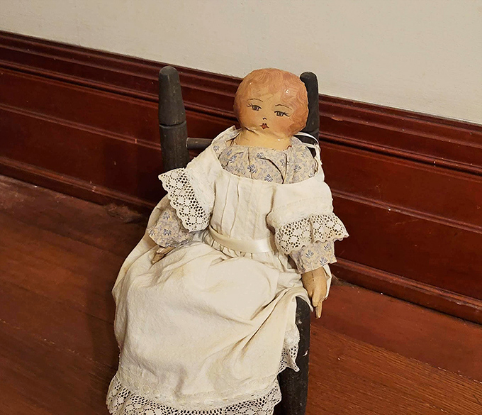 This antique doll isn't just creepy&mdash;she's historically creepy! Victorian children's toys that practically guarantee interesting dreams.