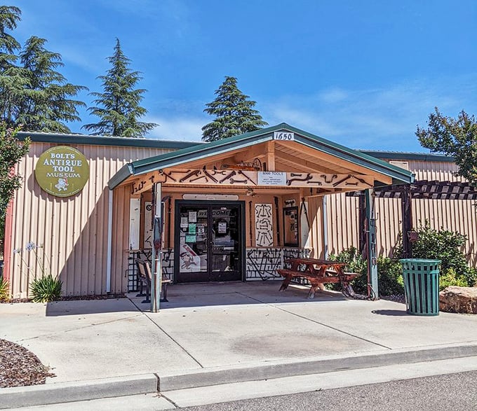 The Antique Tool Museum entrance promises treasures that would make your grandfather say, "They don't make 'em like this anymore"&mdash;and he'd be absolutely right.