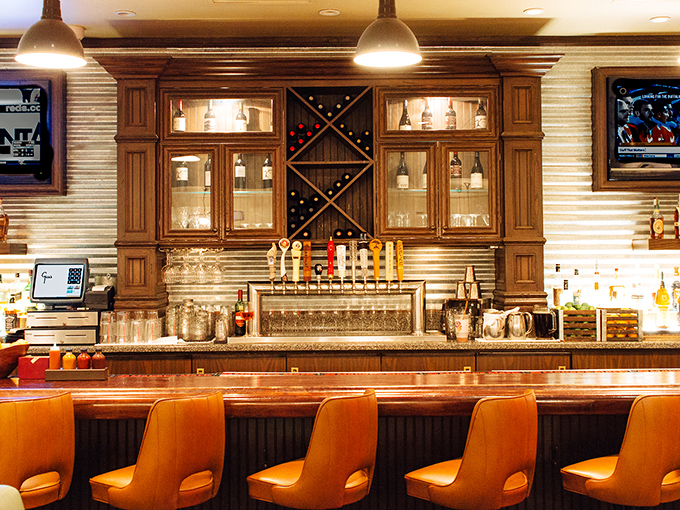 The bar at Gus's isn't just about drinks &ndash; it's a front-row seat to craftsmanship, where bourbon and barbecue form a perfect union.