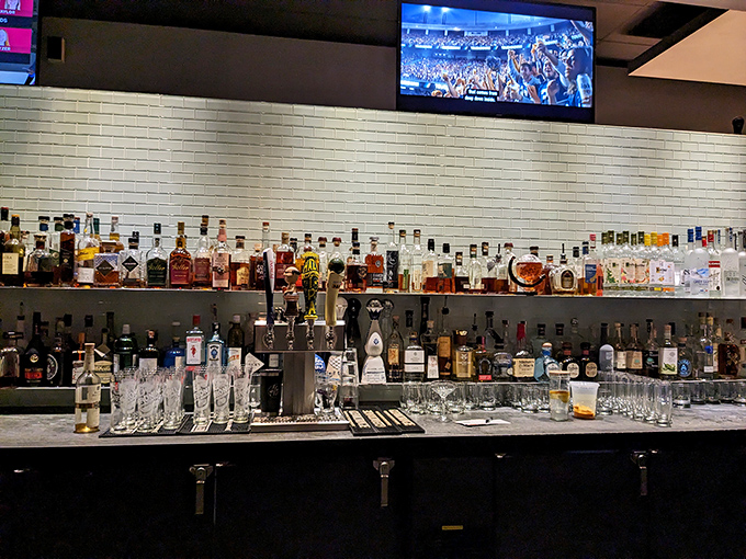 A bar stocked like an Italian grandmother's liquor cabinet&mdash;if nonna were a professional mixologist with excellent taste and unlimited budget.