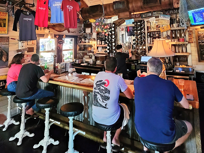 The bar at Owen's &ndash; where locals perch like seabirds and visitors quickly learn why this place has a line out the door.