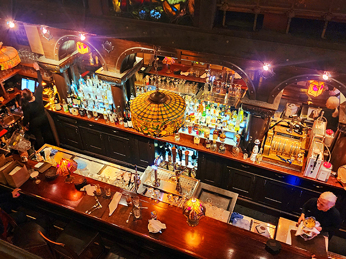 A bar that understands the art of proper illumination &ndash; where bottles glow like treasures and bartenders move like conductors orchestrating liquid happiness.