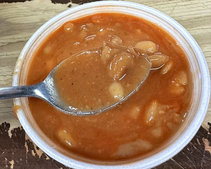 These aren't your average beans from a can&mdash;they're slow-simmered flavor bombs that have been taking notes from the nearby brisket.