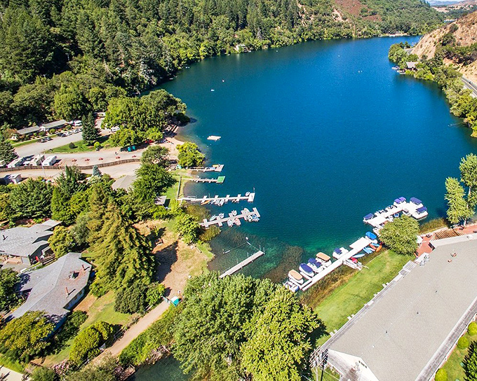 Blue Lakes lives up to its name with waters so vividly azure you'll wonder if Mother Nature discovered food coloring.