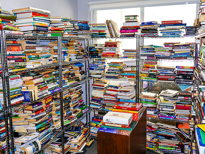 Book lovers, prepare to lose track of time! These shelves contain everything from forgotten bestsellers to obscure gems waiting for their next reader.