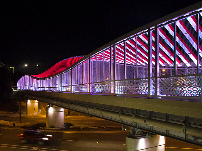 This illuminated architectural marvel isn't in Newberry proper, but represents the modern amenities within driving distance of your peaceful small-town haven.