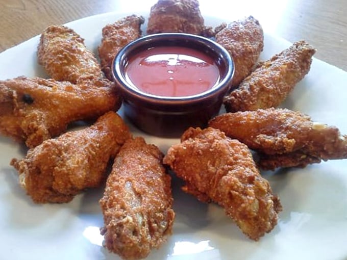 Wings that strike the perfect balance between crispy exterior and juicy interior &ndash; the kind that make you forget napkins exist until it's too late.