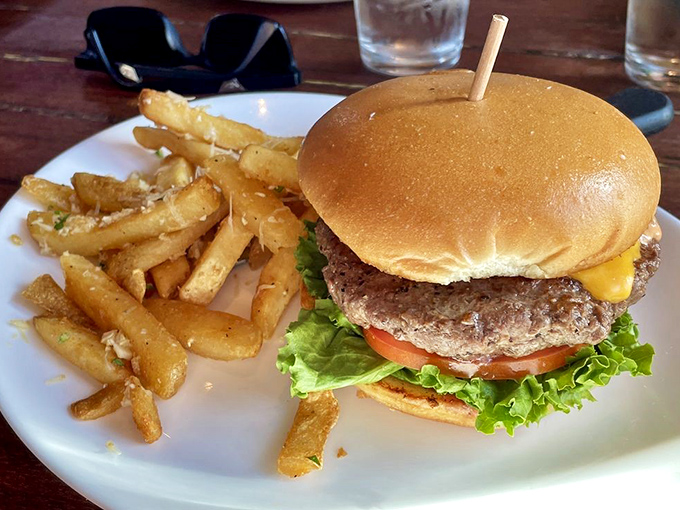 The burger that proves Custom House isn't just about seafood&mdash;a juicy reminder that sometimes you need a break from ocean fare.